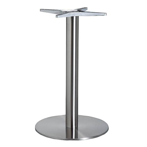 Stainless Steel Flat Round Restaurant Table Base – Better Buy Chairs